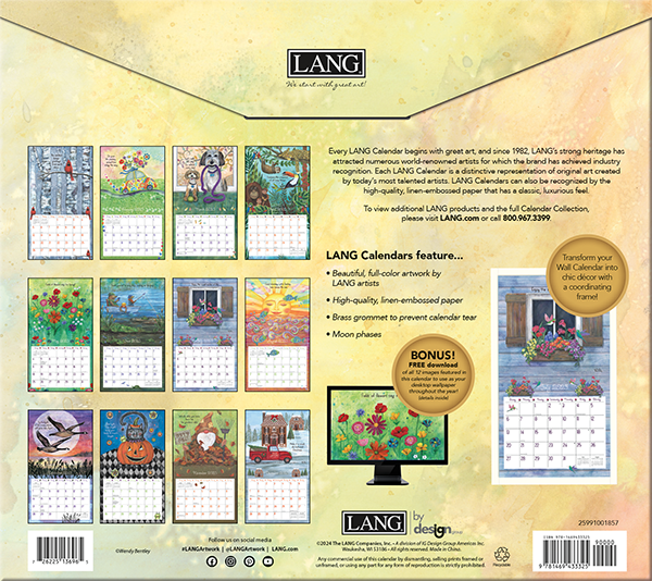 Lang Calendar 2025 Favorite Things by Wendy Bentley | Nextra Dianella