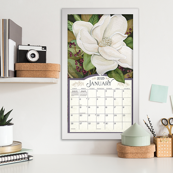 Lang Calendar 2025 Midnight Garden by Nicole Tamarin | Nextra Dianella