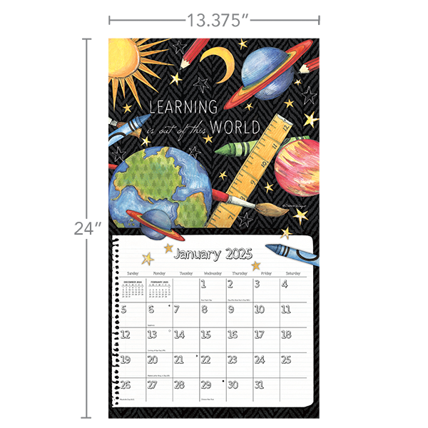 Lang Calendar 2025 Schoolhouse by Susan Winget | Nextra Dianella