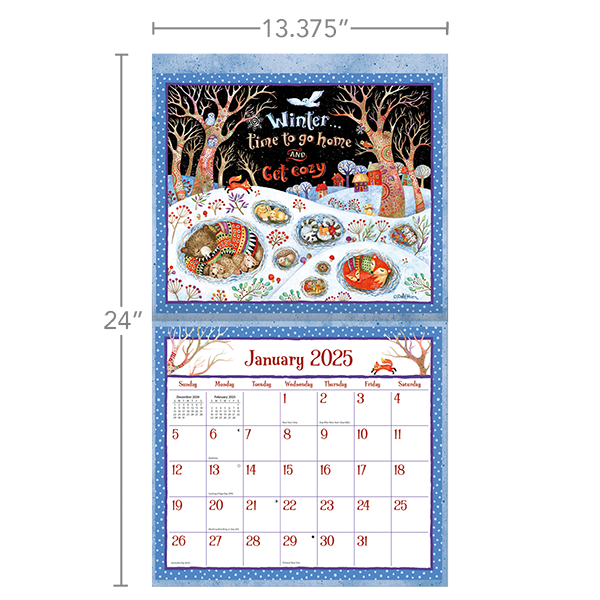 Lang Calendar 2025 Simple Inspirations by Debi Hron | Nextra Dianella