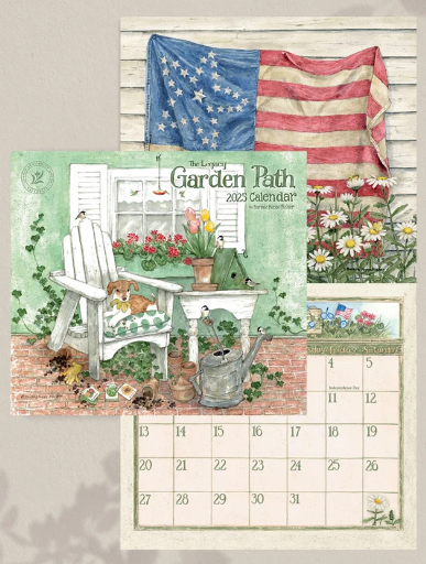 Legacy Calendar 2025 Garden Path by Bonnie Heppe Fisher | Nextra Dianella