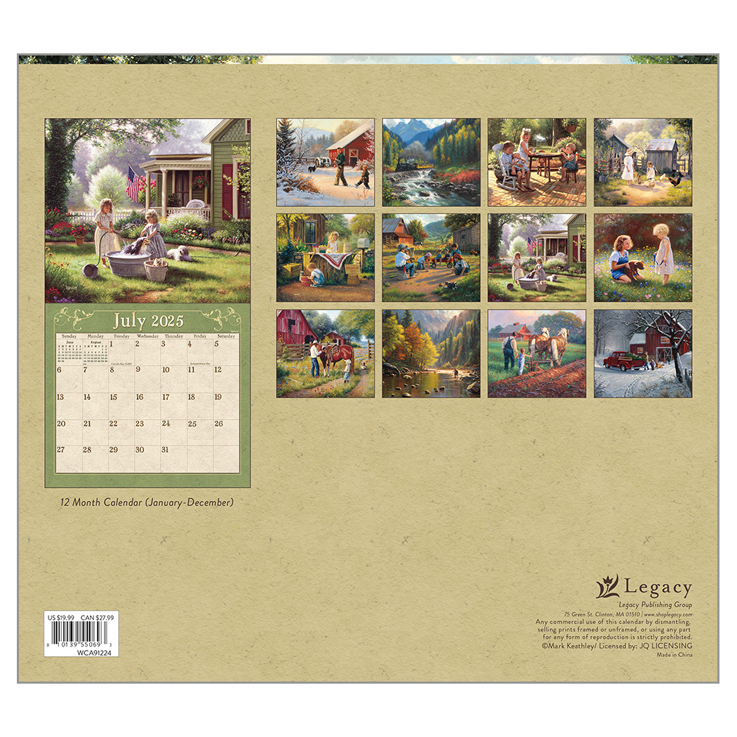 Legacy Calendar 2025 Hometown by Mark Keathley | Nextra Dianella