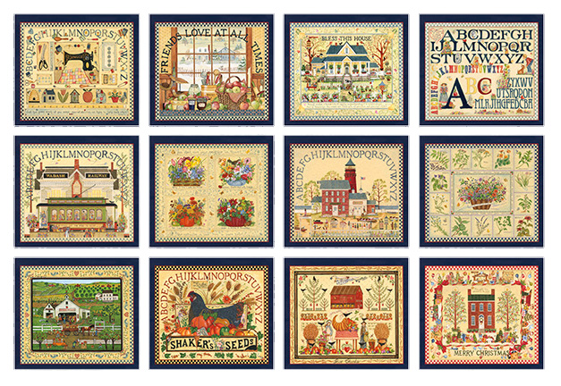 Legacy Calendar 2025 Sampler By Ellen Stouffer | Nextra Dianella